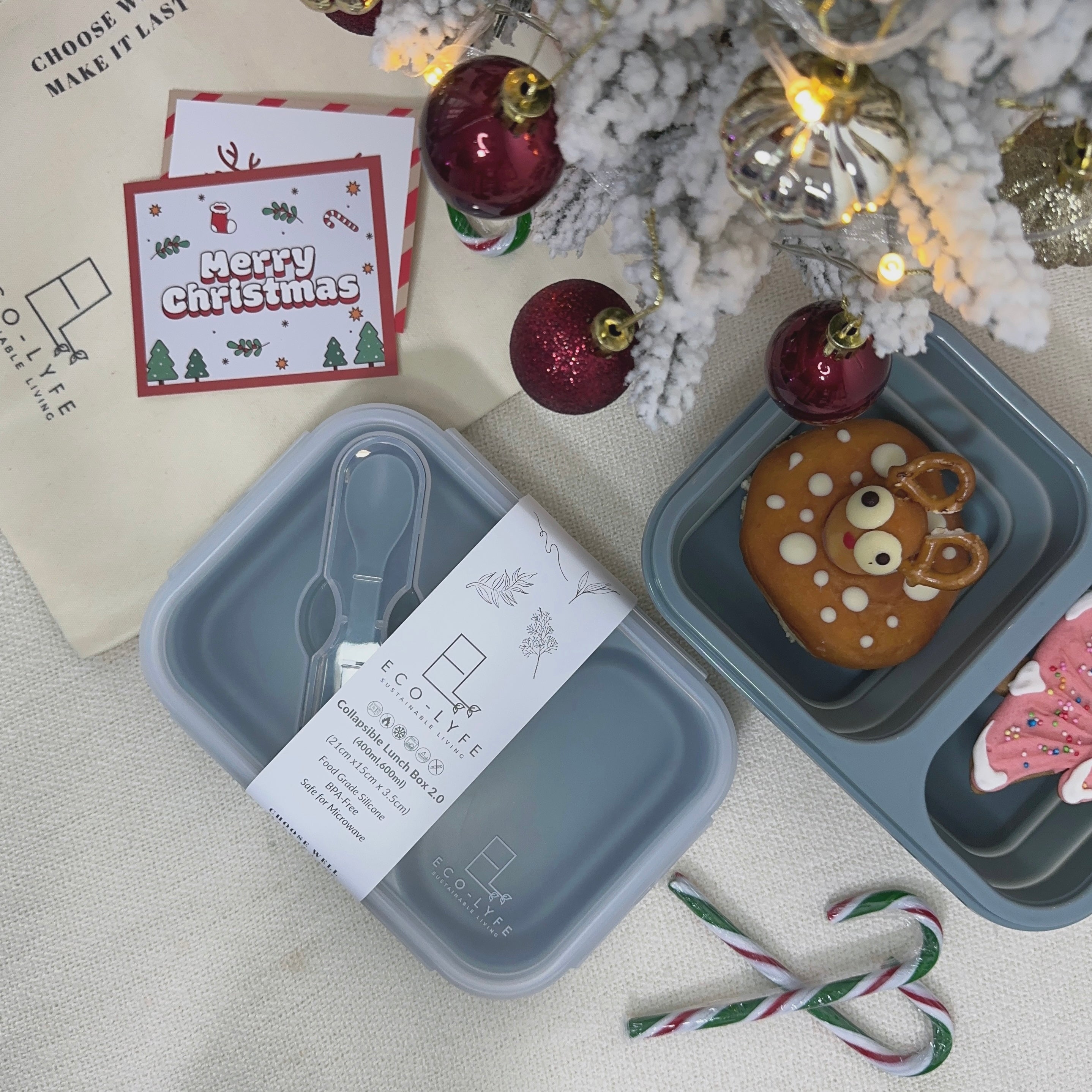 [Eco-Lyfe] Collapsible Lunchbox 2.0