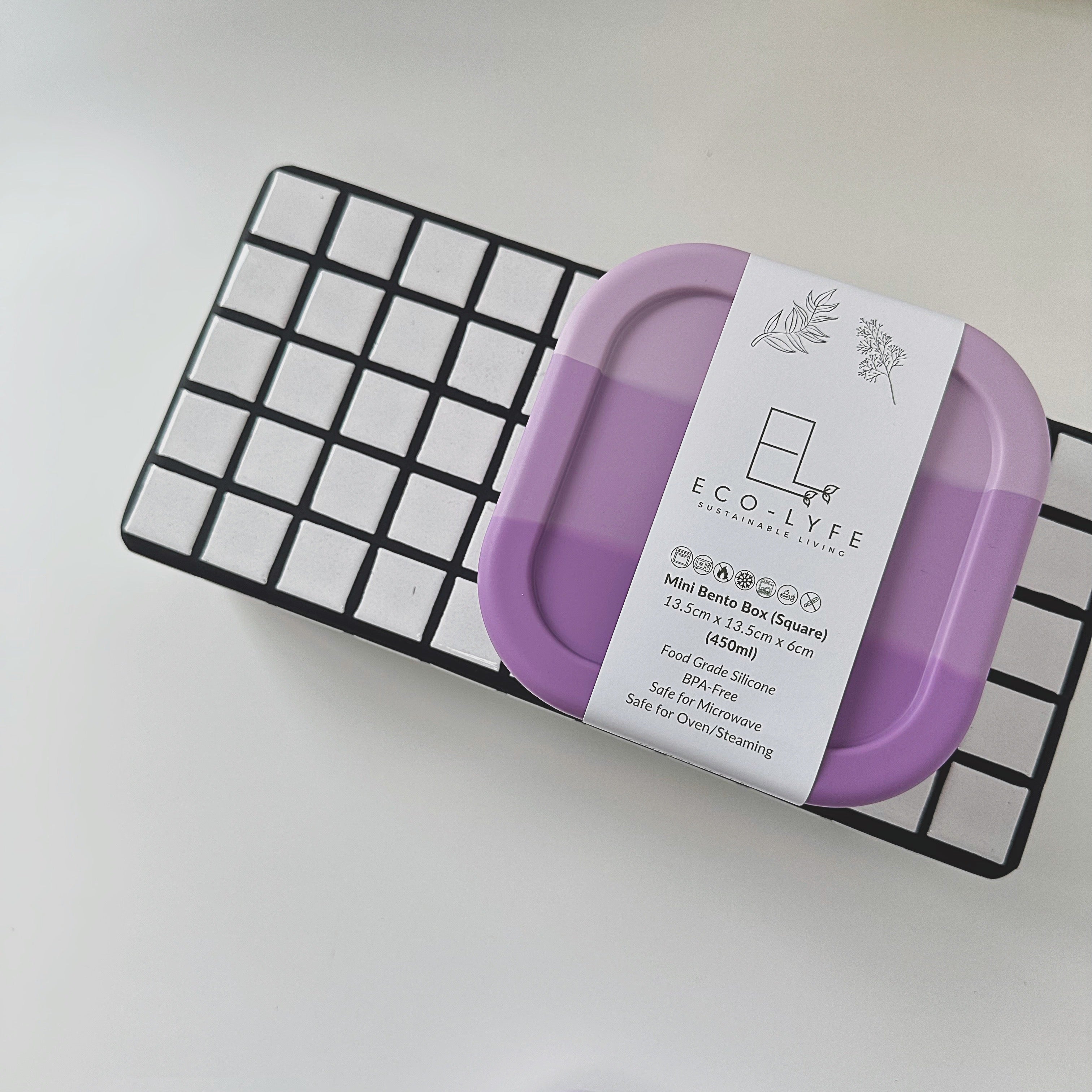 [Popsicle Edition] [Eco-Lyfe] Mini Bento Box (Square)